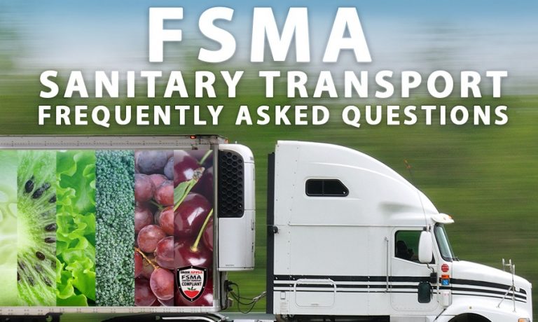 FSMA Sanitary Transport Carrier Related Questions and Answers